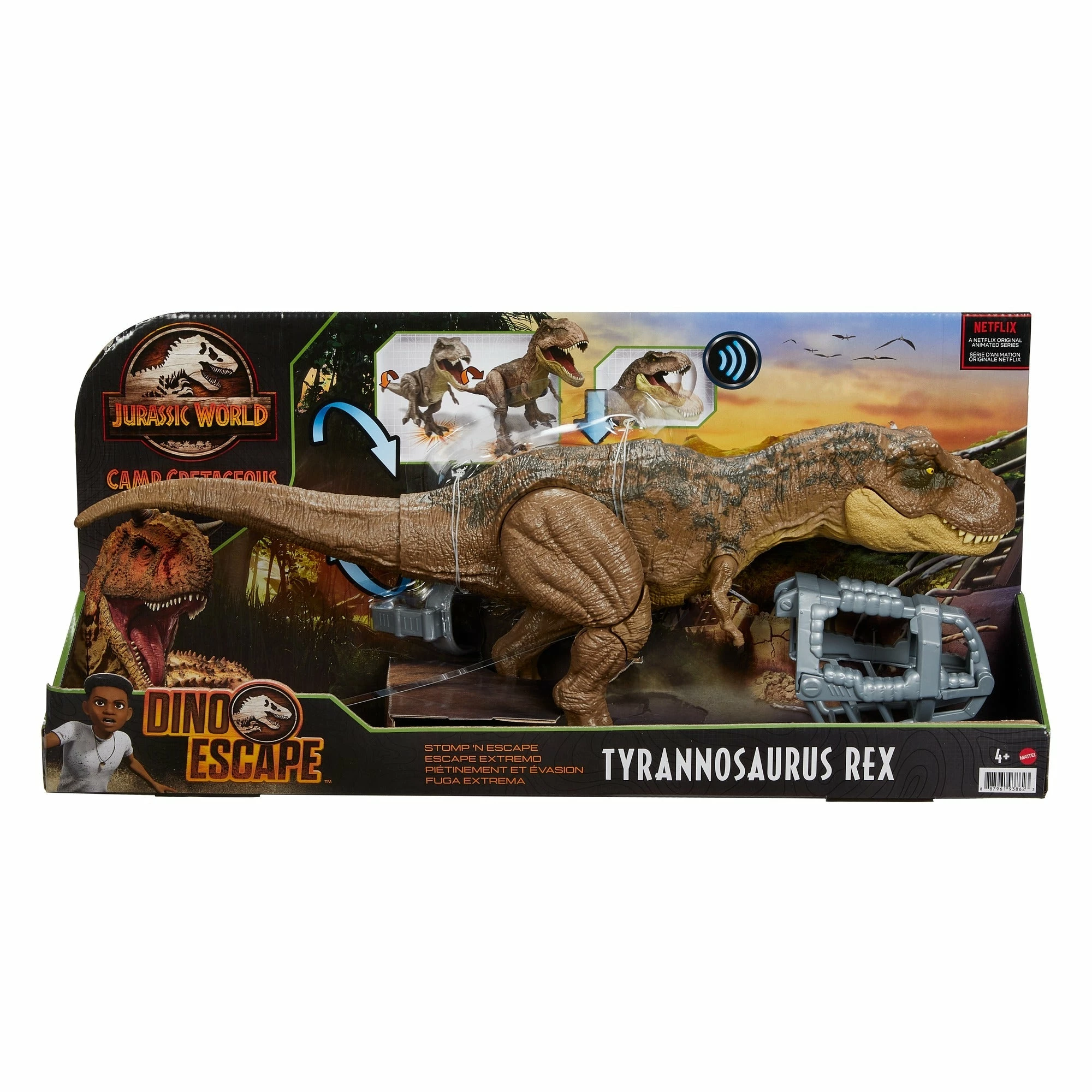 JURASSIC WORLD STOMP 'N ESCAPE TYRANNOSAURUS REX | Cheap Boy's Toy Store